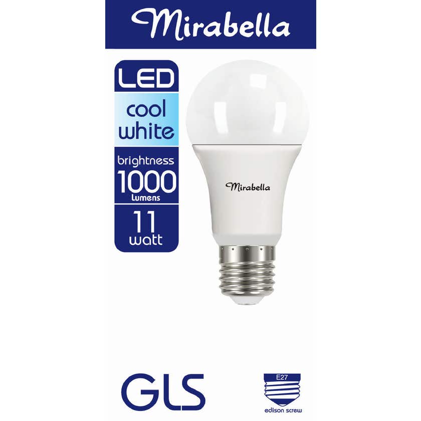 Mirabella LED GLS Globe 11W ES Cool White | Home Hardware Mirabella LED GLS Globe 11W ES Cool White | Home Hardware